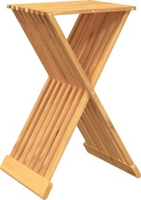vidaXL Skládací stolička 40 x 32,5 x 70 cm masivní teakové dřevo [316164]