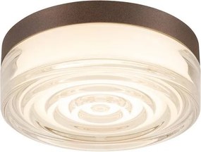 LA 1010211 CYFT WAVE XL Přisazené nástěnné a stropní svítidlo, 2700/3000/4000 K, 15 W, PHASE, 105°, IP65 černá / čirá - BIG WHITE (SLV)