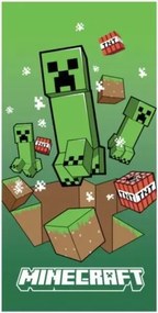 Carbotex osuška Minecraft Útok Creeperů 70x140 cm