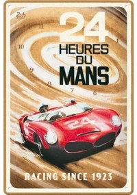 Postershop Plechová cedule:24h Le Mans - Red Car 1963 - 20x30 cm