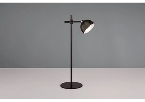 Stmívatelná černá LED stolní lampa s klipem (výška 41 cm) Maxima – Trio