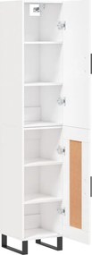 Skříň highboard bílá 34,5 x 34 x 180 cm kompozitní dřevo 3199129