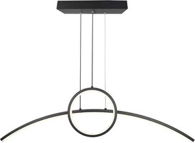 LED Solution Černé závěsné LED svítidlo designové 89cm 30W 6933