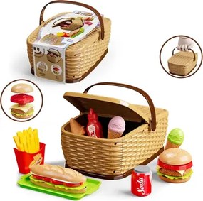 SPARKYS Piknikový košík Burger set / Doplněk do dětské kuchyňky / od 3