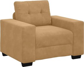 Set pohovek 3 ks Hnědá samet 3324646