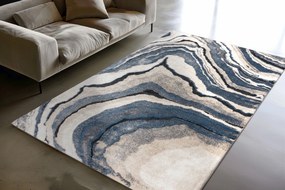 Obsession, Kusový koberec My Bologna 461 Blue, 80x150, modrá, chodba / předsíň