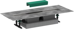 Hansgrohe uBox universal, úplná sada pro plochou instalaci - 1200 pro vrchní sady sprchových žlabů, HAN-56021180