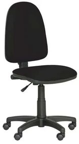 Pracovní židle Torino s tvrdými kolečky, černá