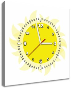 Gario Obraz s hodinami Sluníčko Rozměry: 40 x 40 cm