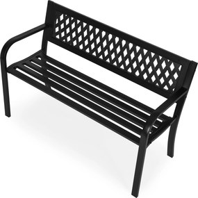 Zahradní lavička Mariner 120 cm černá