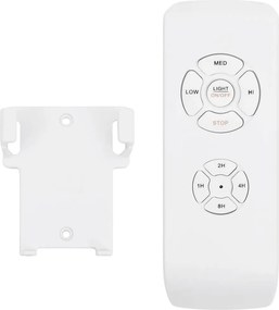 vidaXL Stropní ventilátor světlo a dálkový ovladač 76 cm světle hnědý [51493] Barva: tmavě hnědá