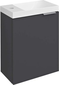 Sapho Latus - Umyvadlová skříňka X 39x50x22 cm, 1x dvířka, matný antracit LT110-3434