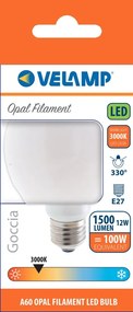 VELAMP OPAL FILAMENT žárovka 12W, E27, 3000K