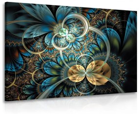 Malvis ® Obraz květinové ornamenty Velikost (šířka x výška): 120x80 cm
