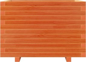 Zahradní truhlík voskově hnědý 70x40x49,5 cm masivní borovice 3282551