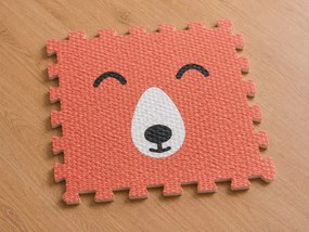 Pěnová puzzle podložka do dětského pokoje LIŠKA Zvolte barvu: Oranžová