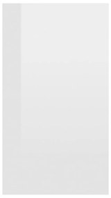 Petromila Knihovna/příborník bílá vysoký lesk 66x30x98 cm dřevotříska