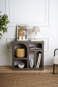 Kalune design Konzolový stolek LESA antracitový