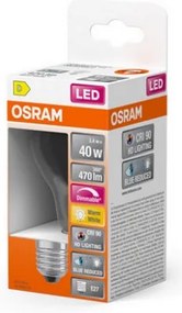 LED žárovka E27 OSRAM CLA Filament 3,4W (40W) teplá bílá (2700K) stmívatelná