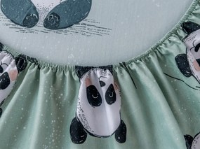 Prostěradlo z mikrovlákna PANDA RELAX mentolové 90x200 cm