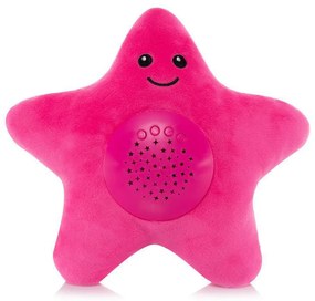 Zopa Plyšová hračka Hvězdička s projektorem Růžová