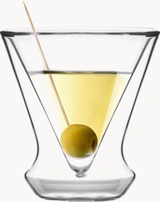 Sada sklenic na martini's dvojitou stěnou Soho, 2 díly