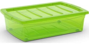 Skladovací KETER Spinning Box na kolečkách M 30l, zelený