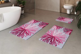 GRUND Koupelnová předložka ART růžově šedá Rozměr: 60x100 cm