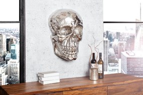 Noble Home Nástěnná dekorace Skulptur, 40 cm, stříbrná