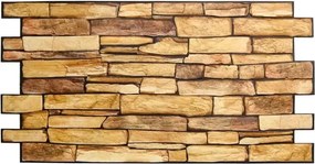 GRACE Obkladový 3D PVC panel 98 x 50 cm - Sandstone Slate břidlice