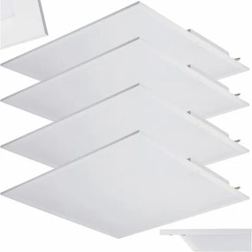 4x LED zapuštěný stropní panel 60x60 40W 4000k