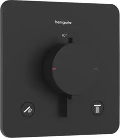 Hansgrohe - Termostatická baterie pod omítku, pro 2 spotřebiče, matná