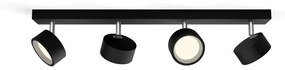 Philips - Čtyřbodové svítidlo, 2700 K, 22 W, černá 929003299301