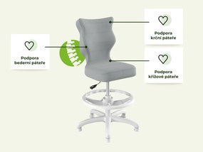 Ergonomická židle pro děti k psacímu stolu RŮŽOVÁ Zvolte rozměr: dítě 133 - 159 cm (výška stolu 63 - 69 cm)