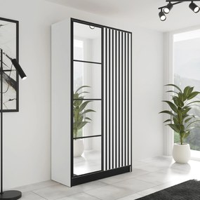 Šatní skříň s otevíracími dveřmi Vzor 3 EDEN 2D bílý