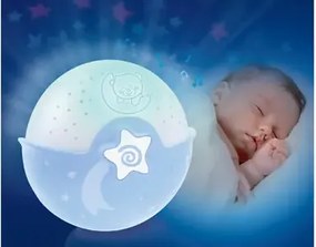 Infantino Noční lampička s projekcí modrá / od 0 měsíců
