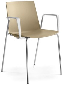 LD SEATING - Židle SKY FRESH 050,BR celoplastová s područkami