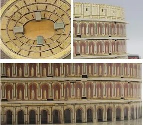 JOKOMISIADA 3D puzzle Koloseum / 84 dílků / bez lepidla a stříhání