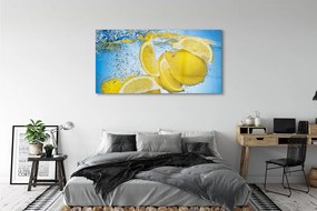 akrylový obraz Lemon ve vodě 140x70 cm