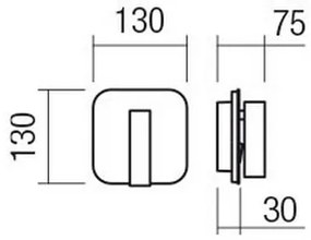 Redo 01-1492 - LED Nástěnné svítidlo QUDA LED/6W/230V + LED/3W CRI 90 USB černá