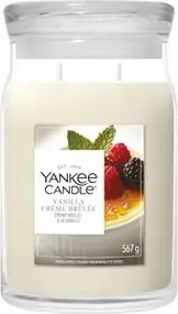 Yankee Candle Signature Vanilla Creme Brulee velká sklenice 567g / dob