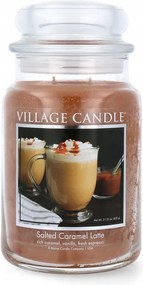 Velká svíčka Salted Caramel Latté Village Candle