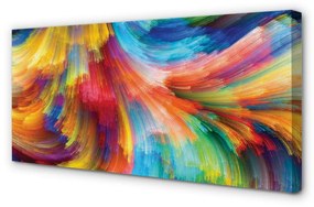 Obrazy na plátně Nepravidelné barevné proužky fraktály 100x50 cm