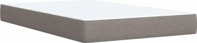 Box spring postel s matrací taupe 120x200 cm textil 3285370