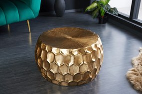 Konferenční stolek Organic Orient - 70cm zlatý