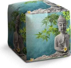 Sablio Taburet Cube Buddha - 60x60x60 cm