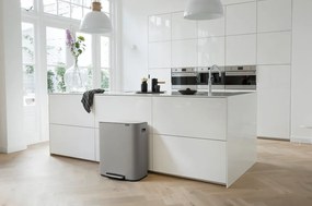 Brabantia BO pedálový koš 60L minerální šedá