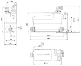 Stanice Grundfos SOLOLIFT2 C-3 CEE 7/7