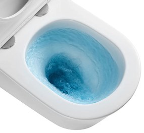Mereo WC závěsné 365 x 375 x 540 mm zadní odpad rimless vč. sedátka keramika bílá VSD85T1