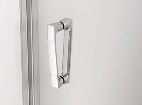 Sanswiss CADURA CA1C jednokřídlé sprchové dveře 75 cm Šířka: 750 mm, Profil: Černá, Sklo: Screen 87